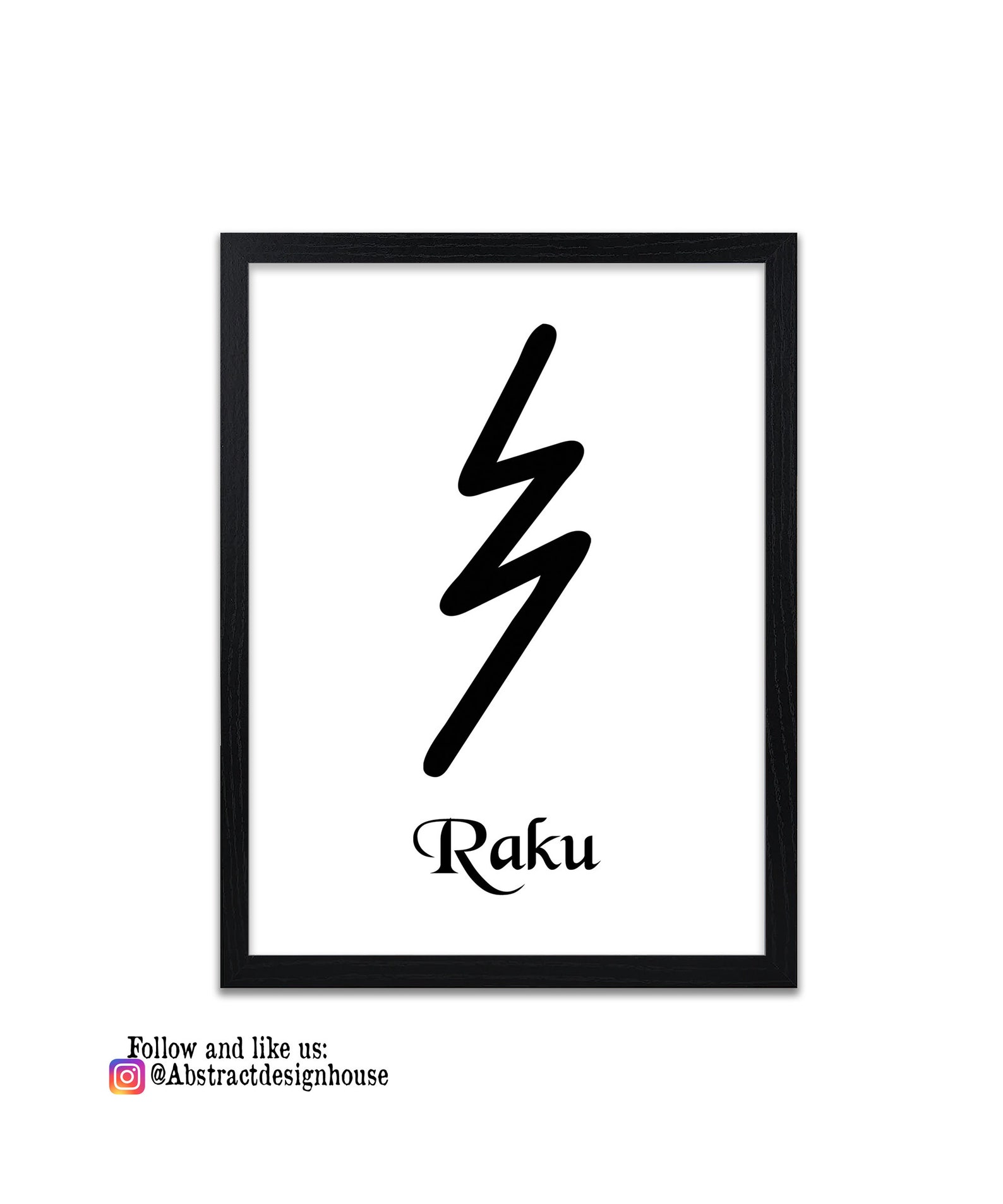 Reiki Prints Raku Symbol Print Prints for Healing | Etsy