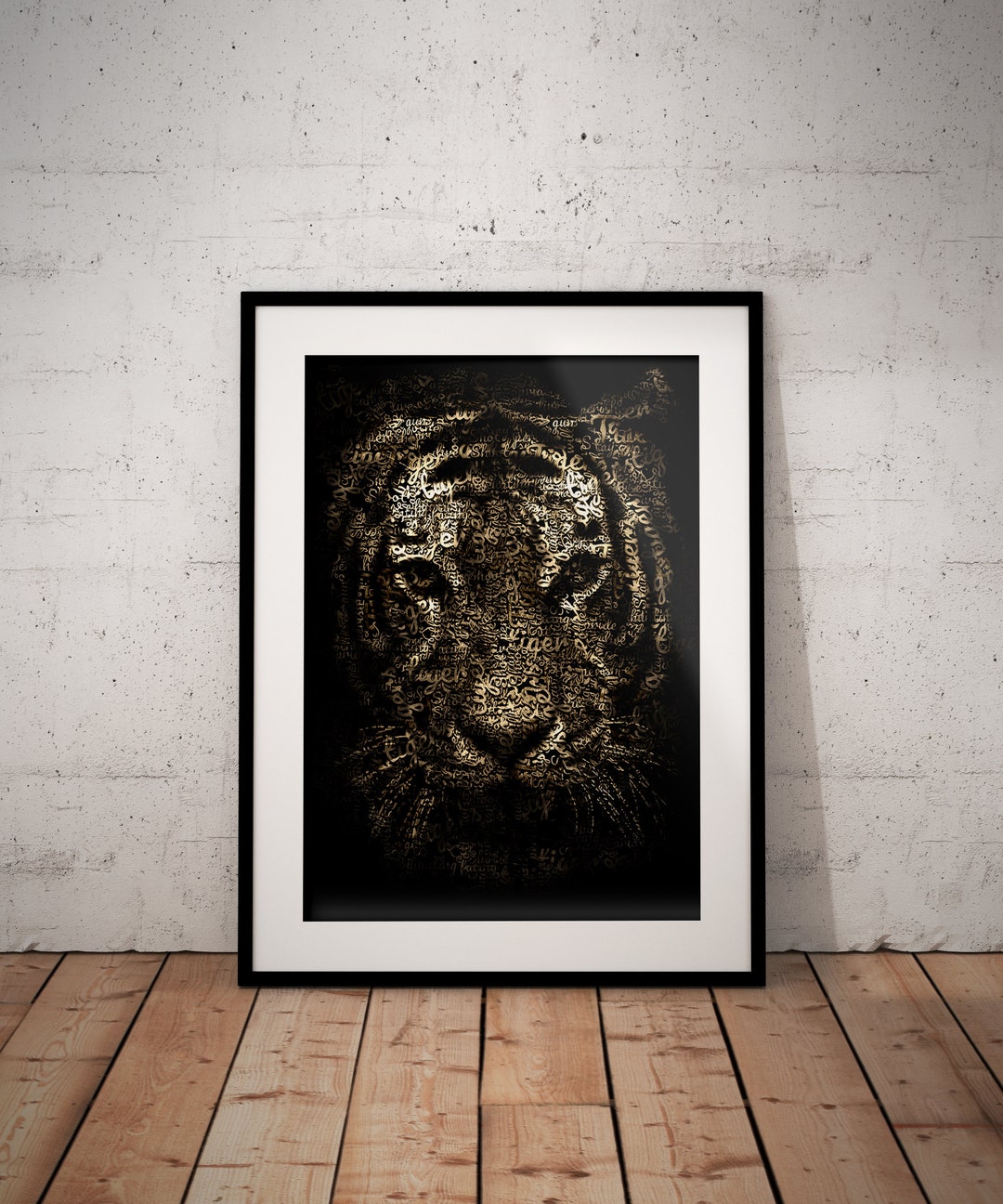 Fashion Tiger Poster | Tropical Tiger Print | Boho Wall Poster | Jungle ...