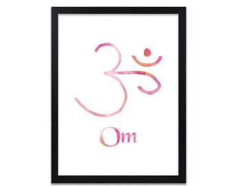 Om Symbol Print | Etsy