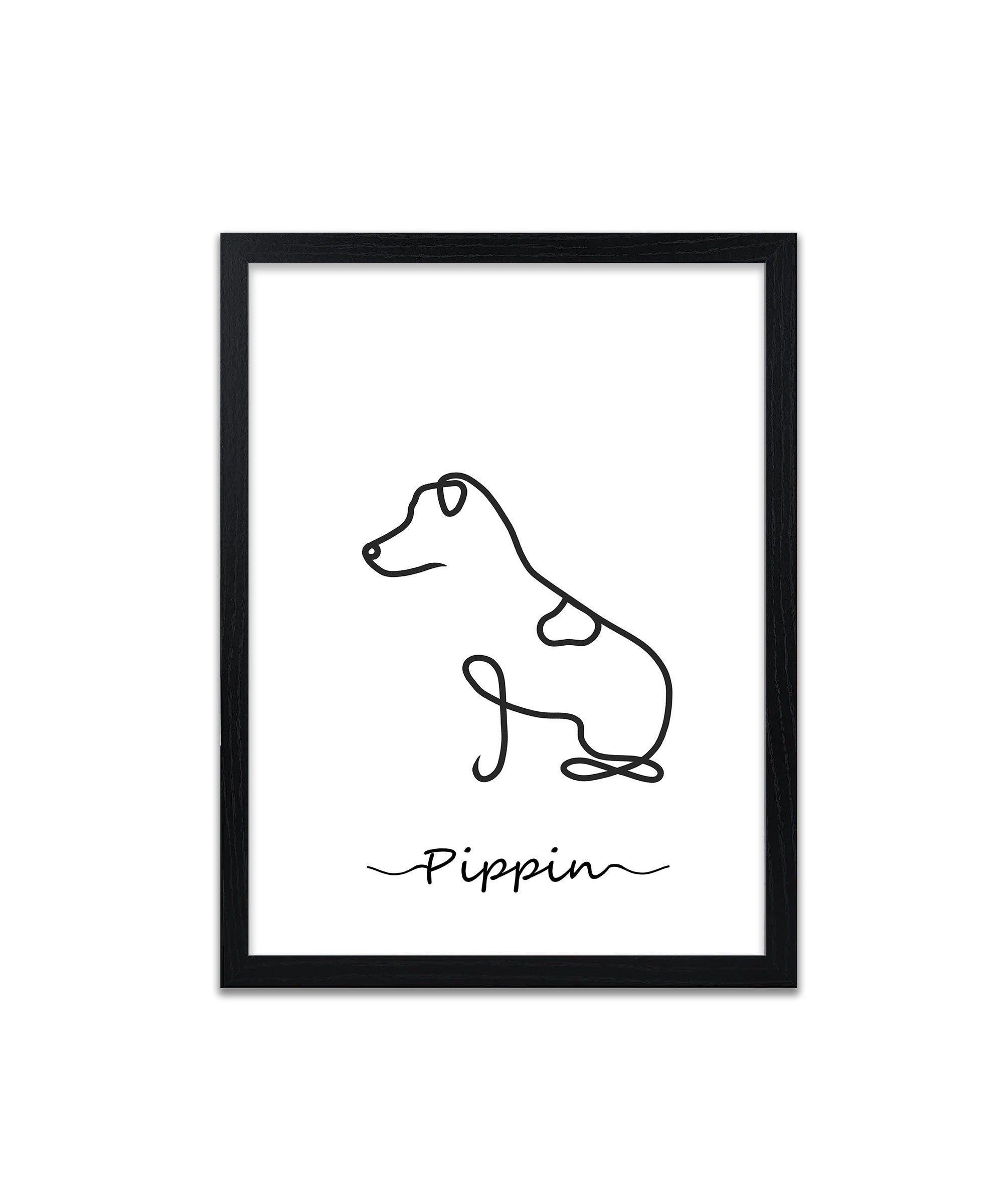 Dog Line Art Abstract Print Jack Russell Prints Pet Line - Etsy UK
