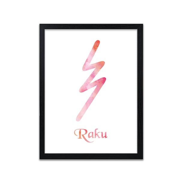 Reiki Prints Halu Symbol Print Prints for Healing - Etsy