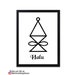 Reiki Prints - Halu Symbol Print - Prints for Healing - Etsy