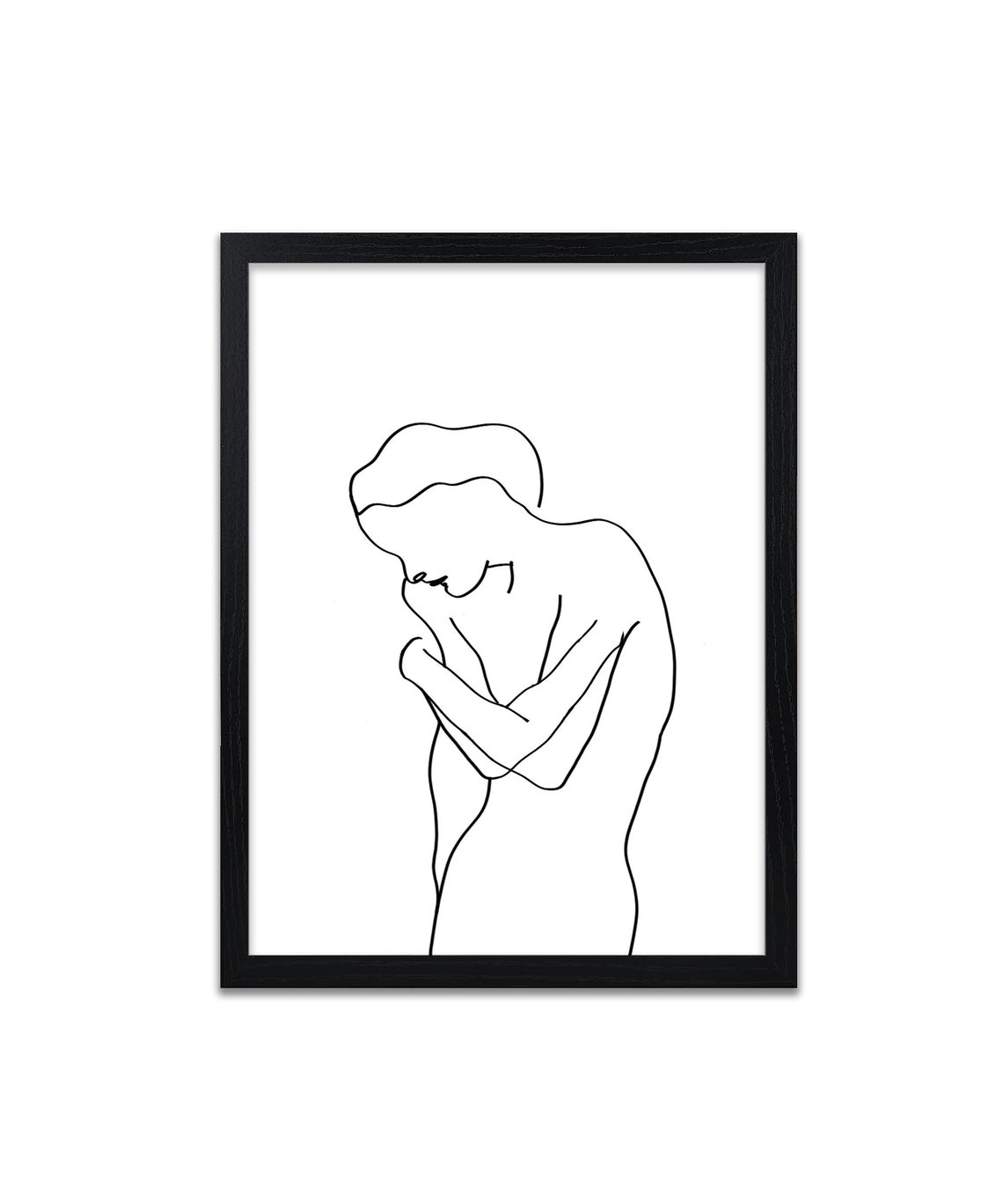 Self Love Line Art Print - Different Colours Available - Etsy Canada