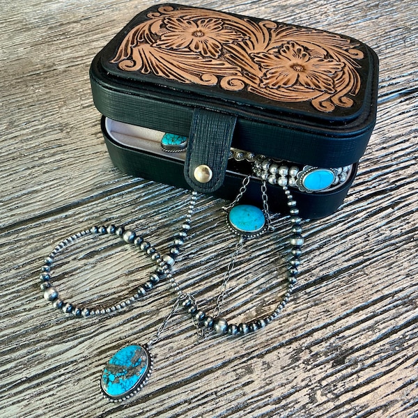 Leather Jewelry Box - Etsy