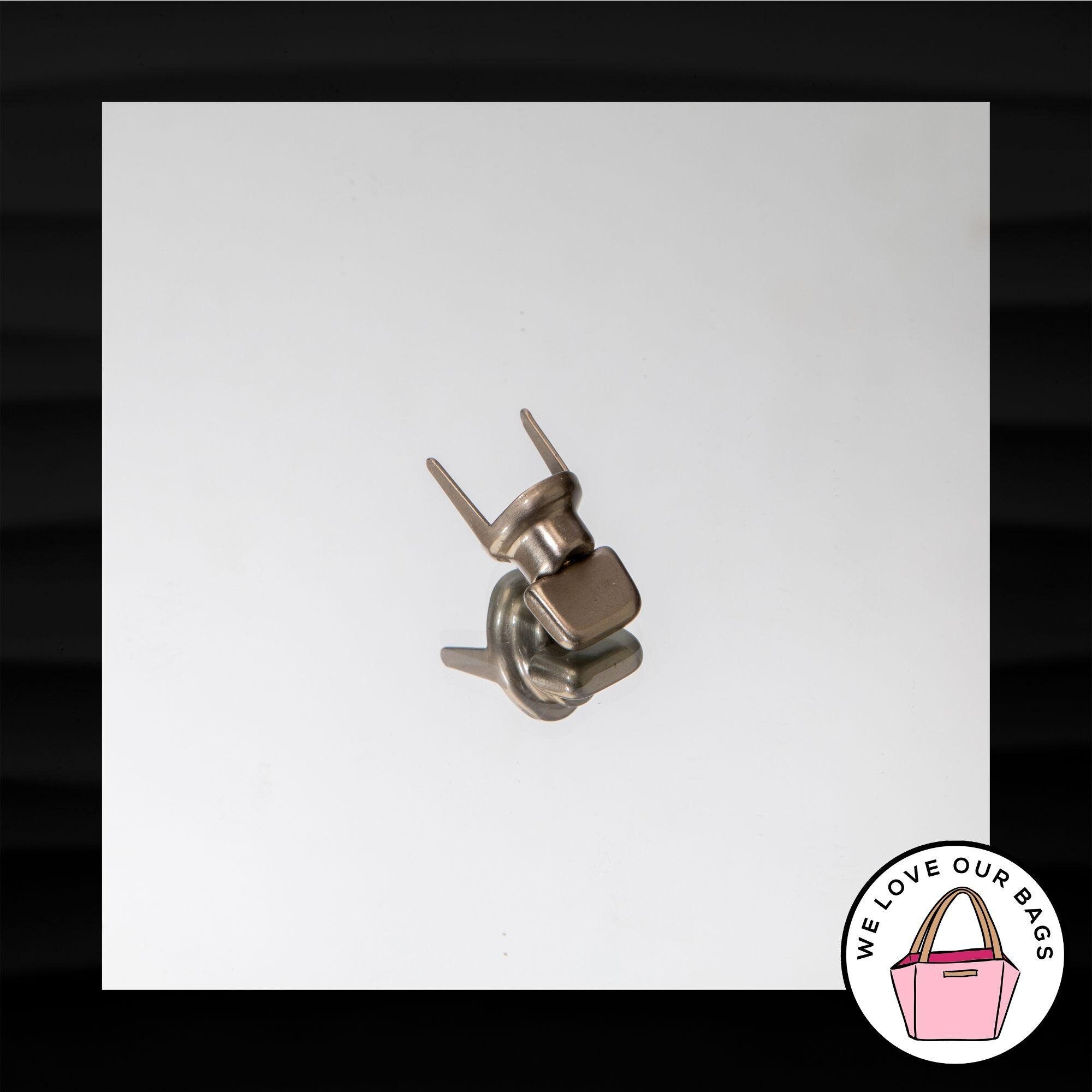 NEW COACH VINTAGE Silver Nickel Oval Turnlock Replacement Hardware for ...