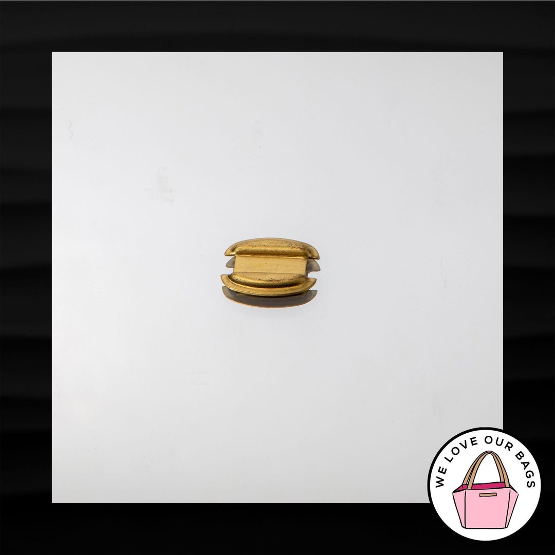 COACH VINTAGE Replacement Hardware Gold Brass Oval Turnlock Plate for ...