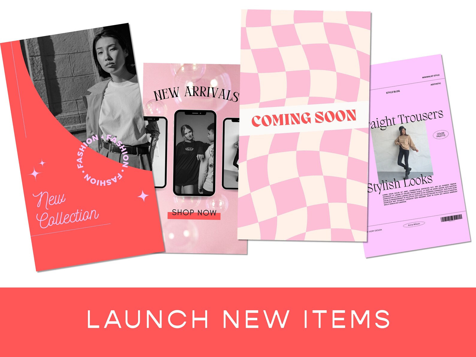 50 Canva Instagram Templates | Hot Pink Design | Easy to Edit - Etsy