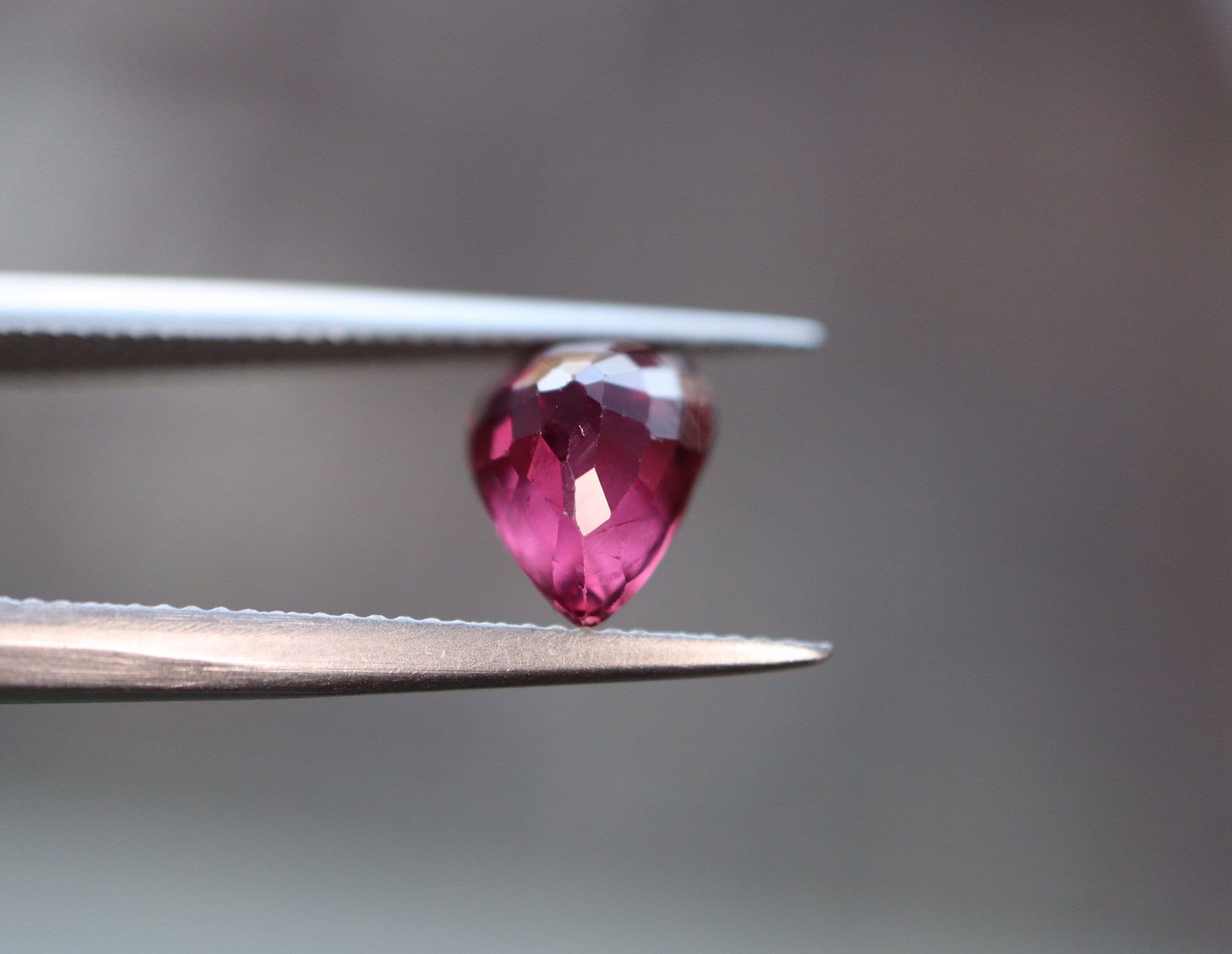 Certified 1.07ct Teardrop Pear Ruby Loose Earth Mined- Genuine Natural ...