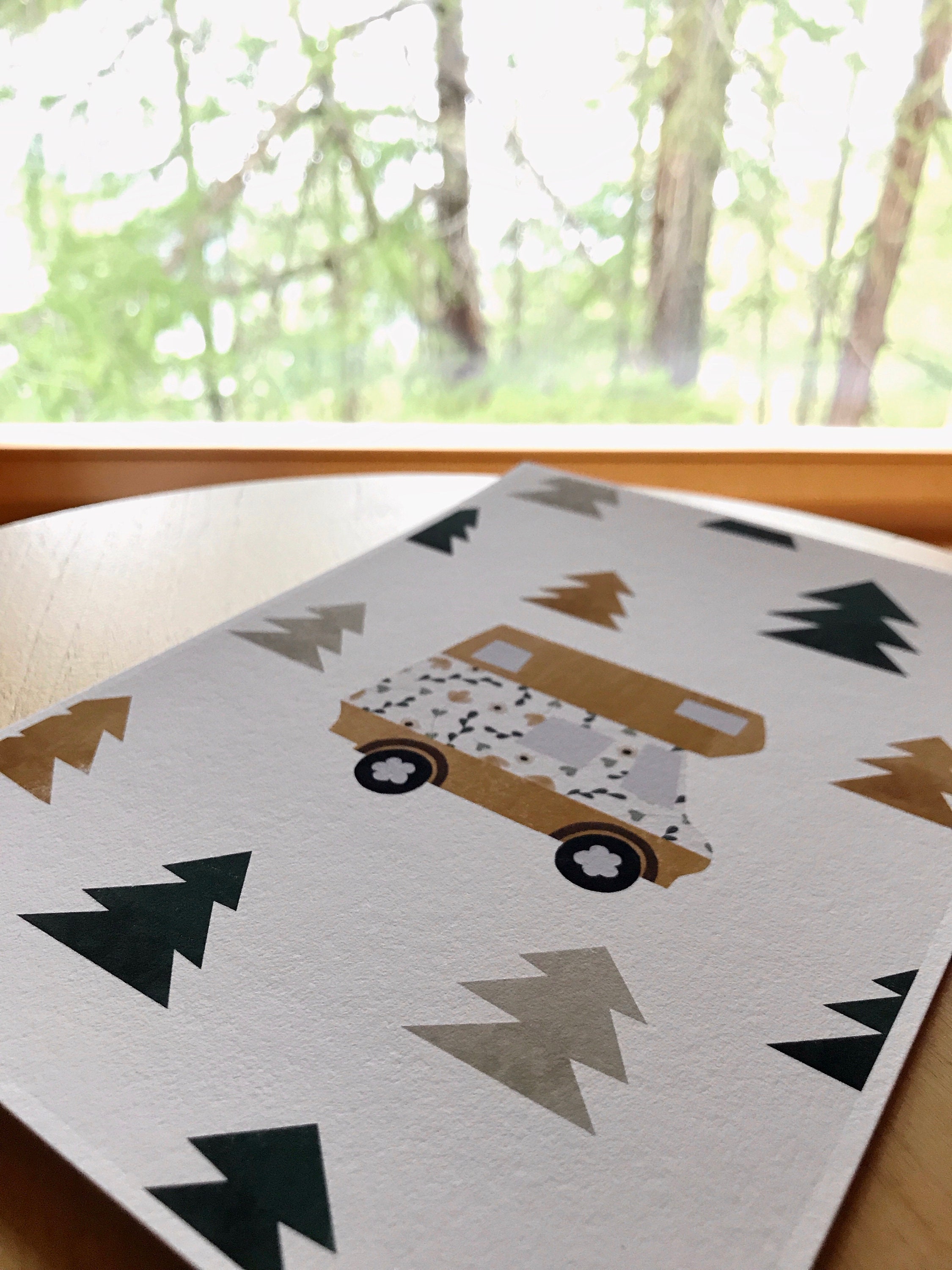 A5 Print Set, 2 Stk. Kunstdrucke Camper Print Reisen Vanlife Natur Wall ...