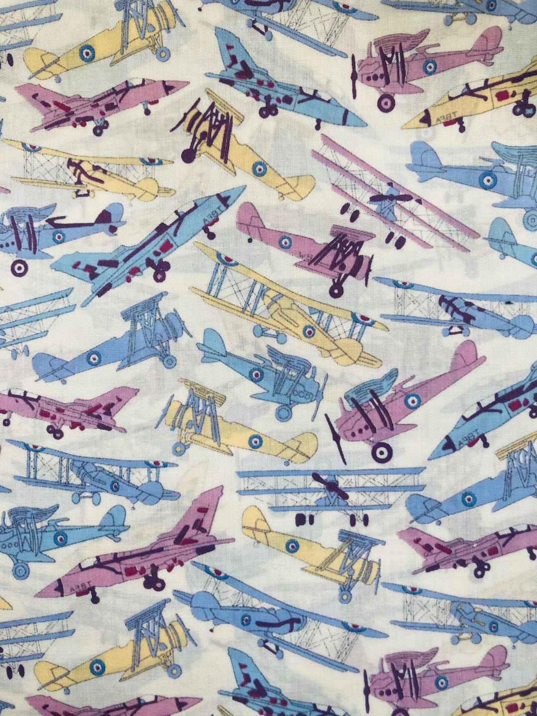 Tom’s Jet, A Rare, Purple, Blue and Yellow Colour Way. Novelty Liberty ...