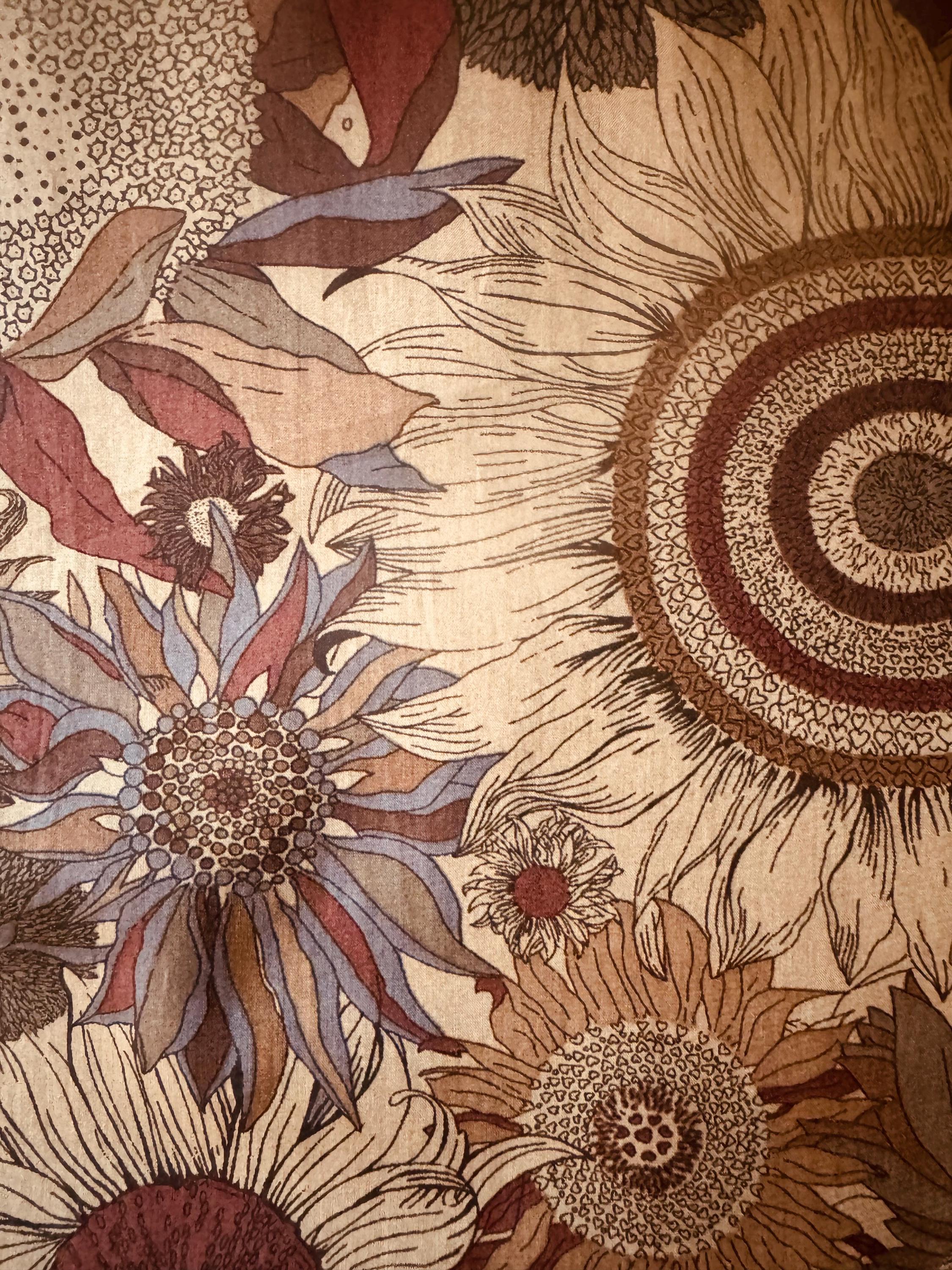 Susanna, A Seasonal, Liberty Tana Lawn Fabric, Brown/tan, 21”x 17 ...