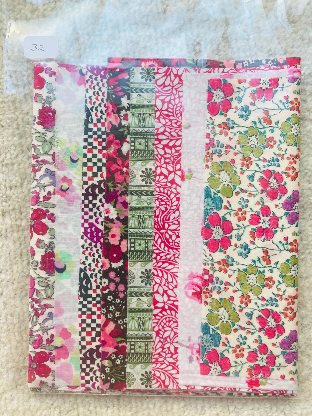 A Superb End of Line Liberty Tana Lawn Fabric Pack. 8 Beautiful Pieces ...