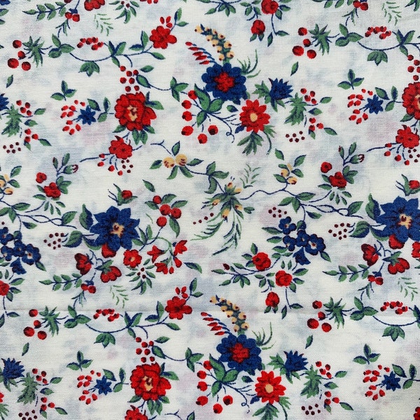 Floribunda Fabric - Etsy UK