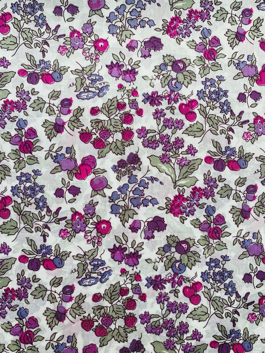 Nancy Ann, A Pretty Purple and White Colour Way of This Classic Design ...