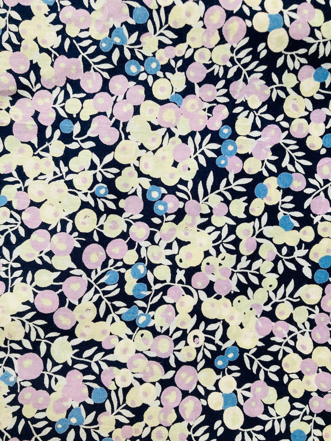 Discontinued Blue Wiltshire Berry Liberty Tana Lawn 13”x 9” - Etsy