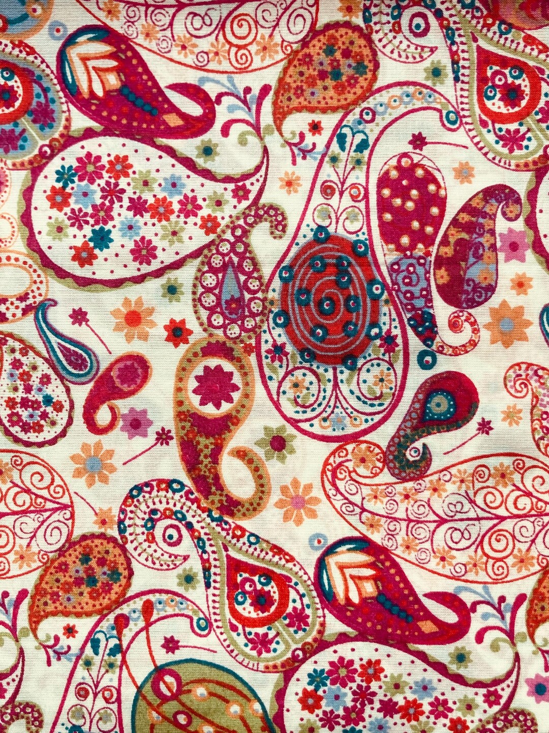 A Collectors Corner Pink and Orange ‘mark’ Liberty Tana Lawn 12”x 13 ...