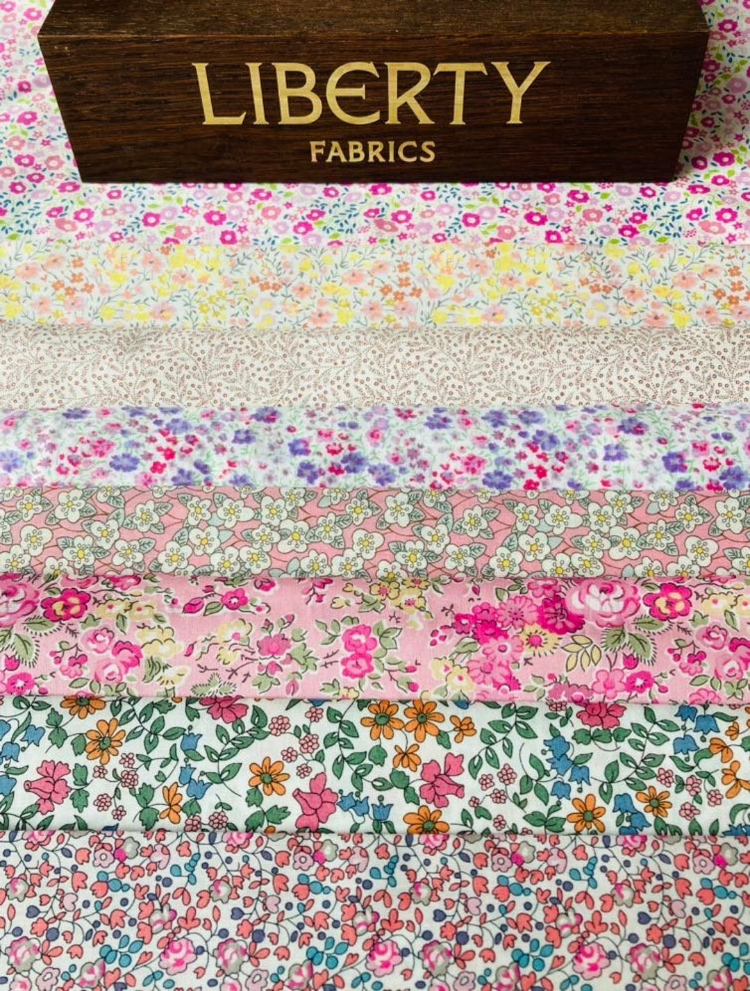 A Beautiful petite Pink Fabric Bag. 8 X Liberty Tana Lawn - Etsy