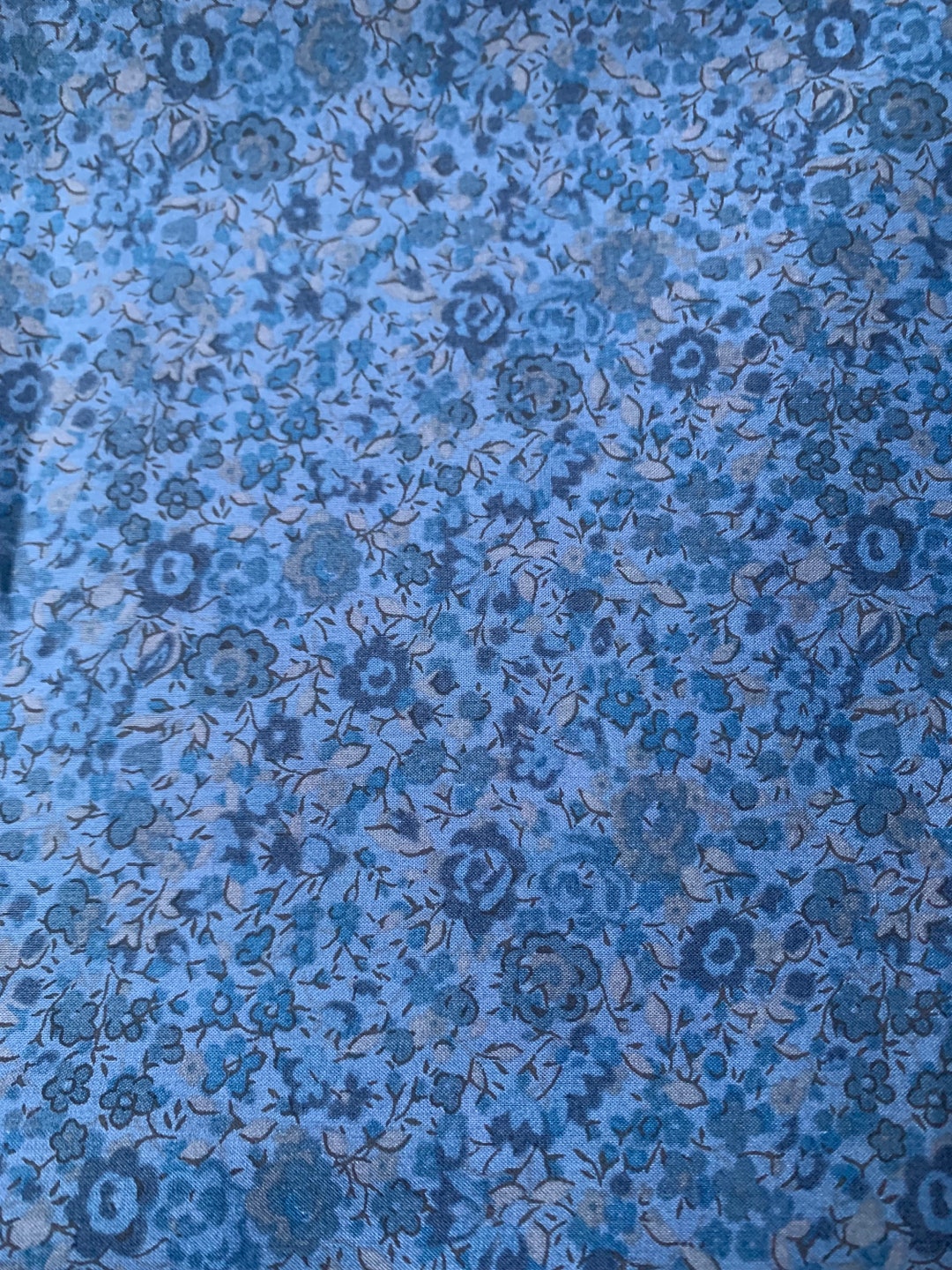 A Gorgeous Blue ‘emma and Georgina’ Liberty Tana Lawn 13”x 9” - Etsy