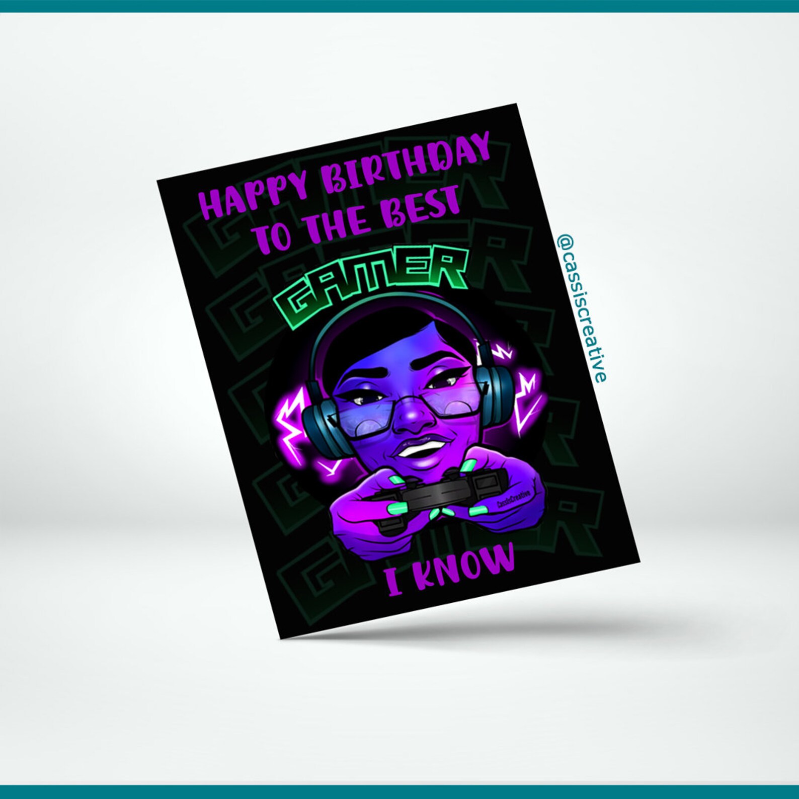 Happy Birthday to the Best Gamer I Know Greeting Card Birthday Card for ...