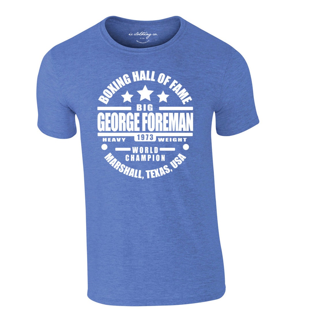 George Foreman Boxing Training Premium T-shirt Royal Blue - Etsy Canada