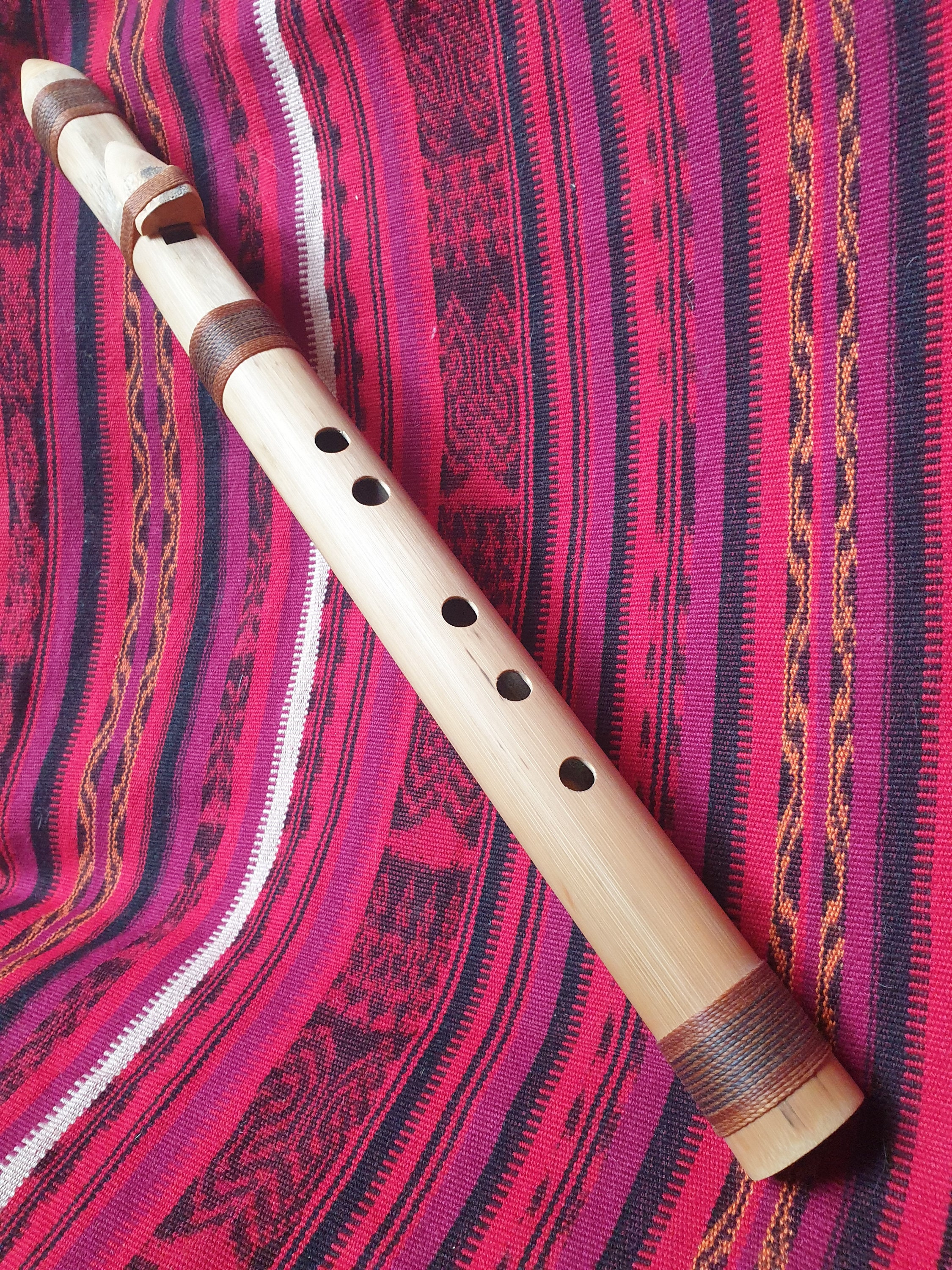 A Flute of Native American Type cherokee of 100% Artisanal and Local ...