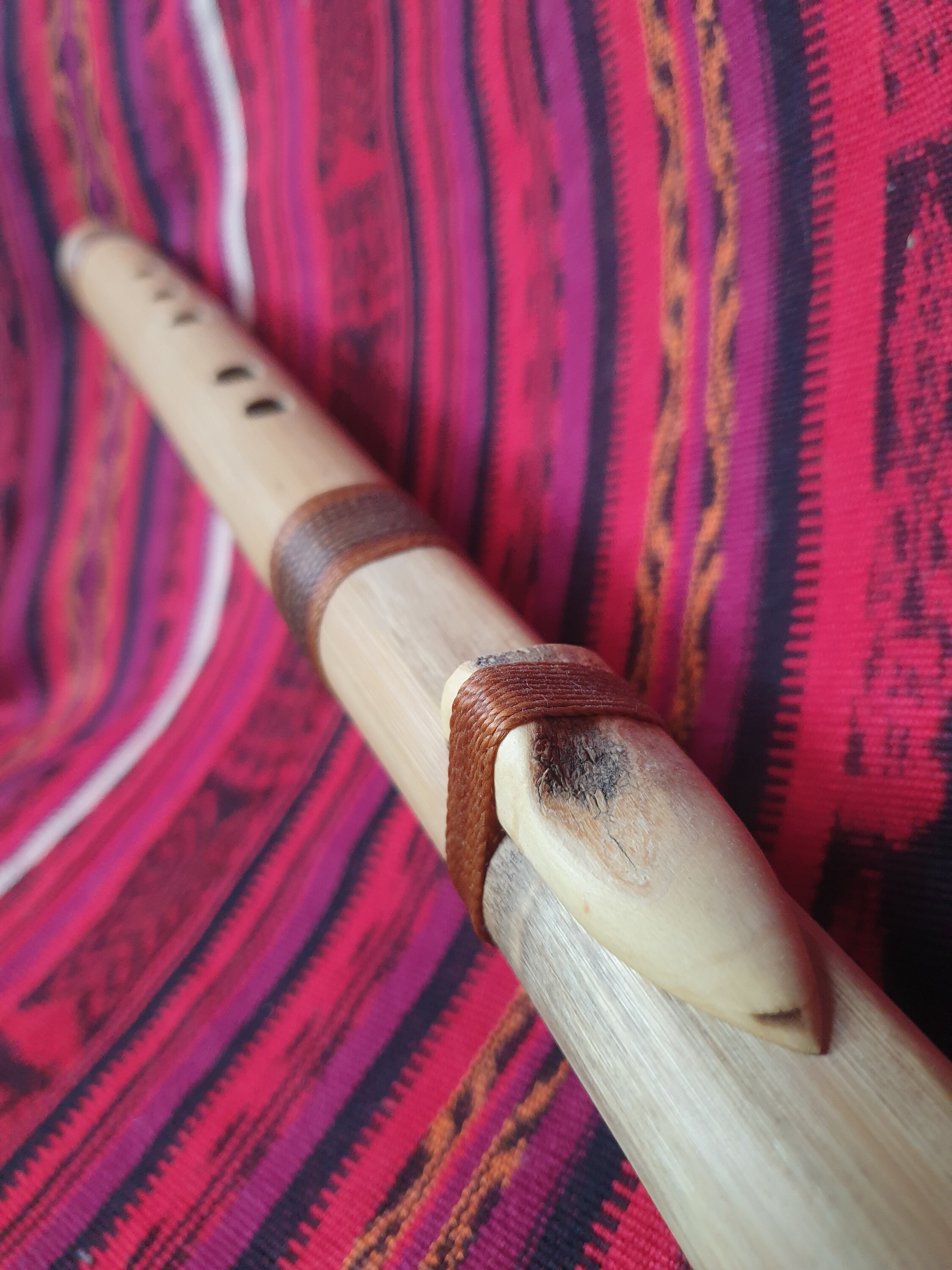 A Flute of Native American Type cherokee of 100% Artisanal and Local ...