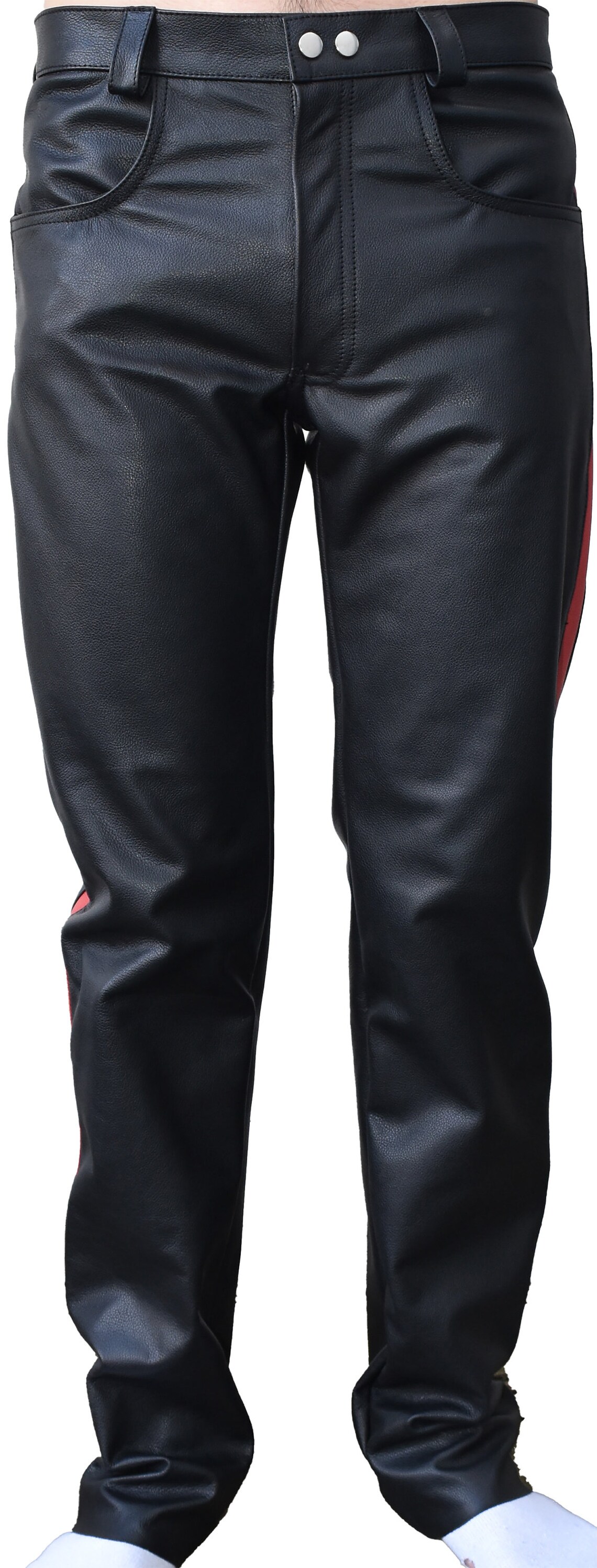 Best Seller Leather Zip Front Jeans REAR Zip 28 42 Waist - Etsy