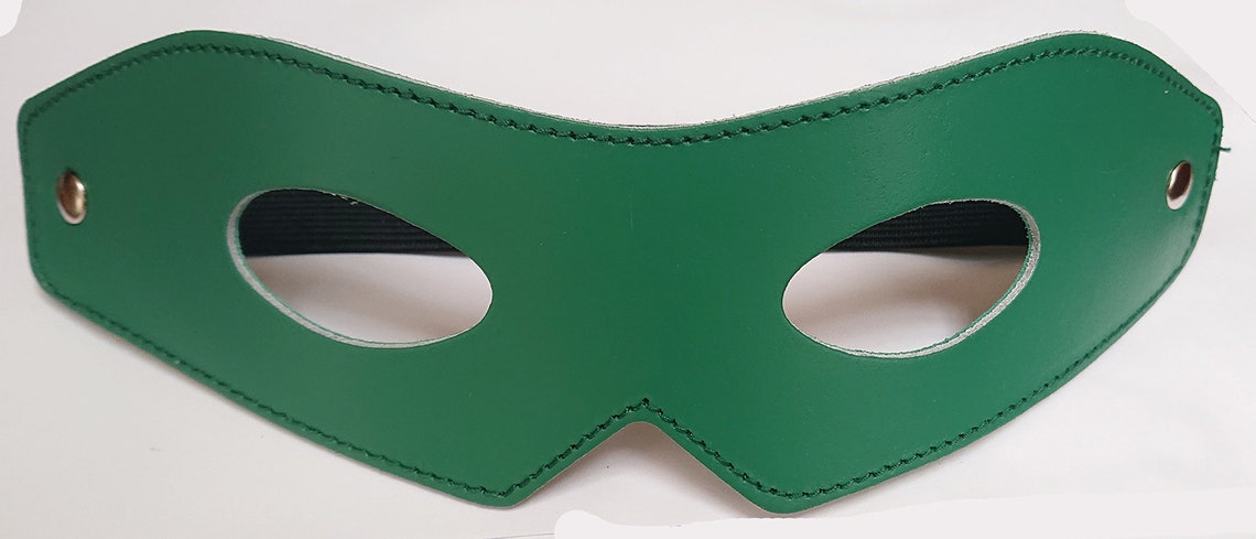 Leather ZORRO Mask Various Colours - Etsy