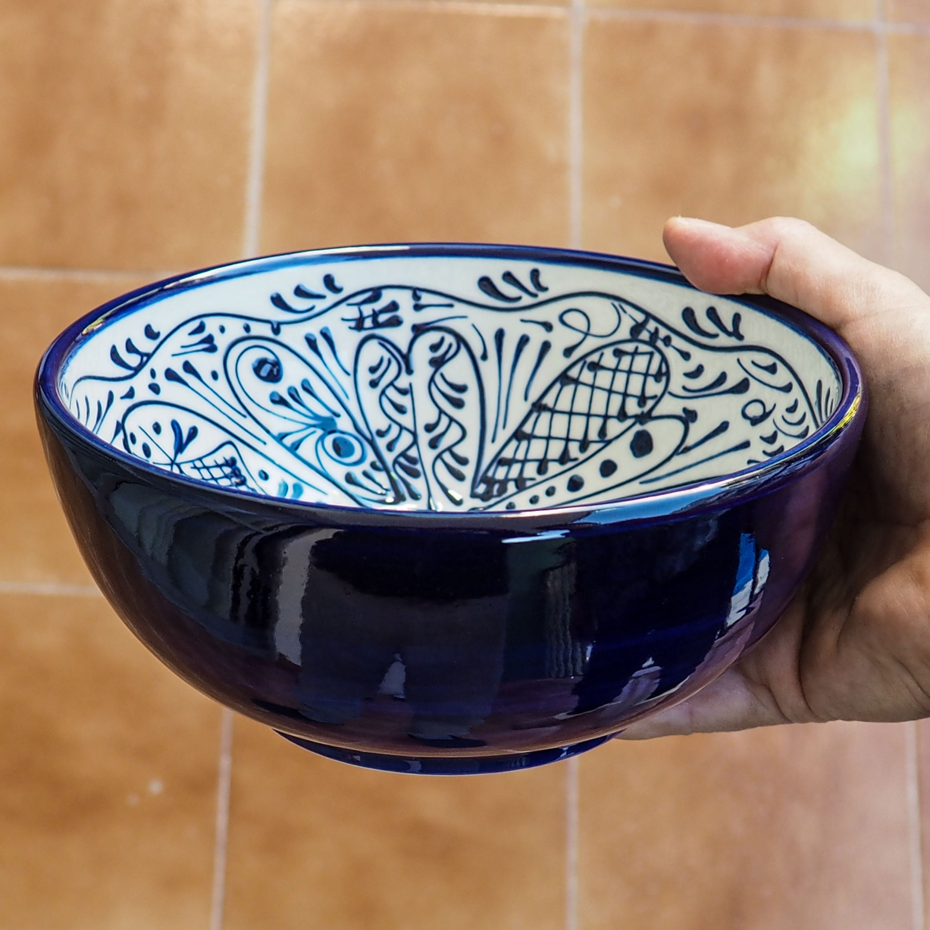 Large Rice Bowl Ceramic Salad Bowl Ramen Bowls - Etsy