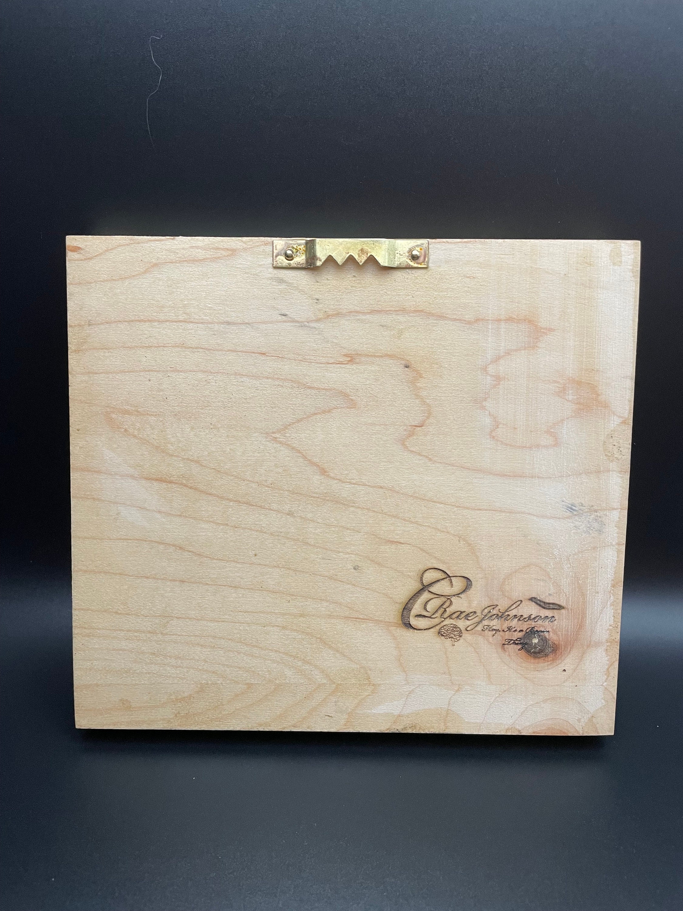TBI Warrior Rustic Engraved Wood Burned Edges, Wooden Teal Colored ...