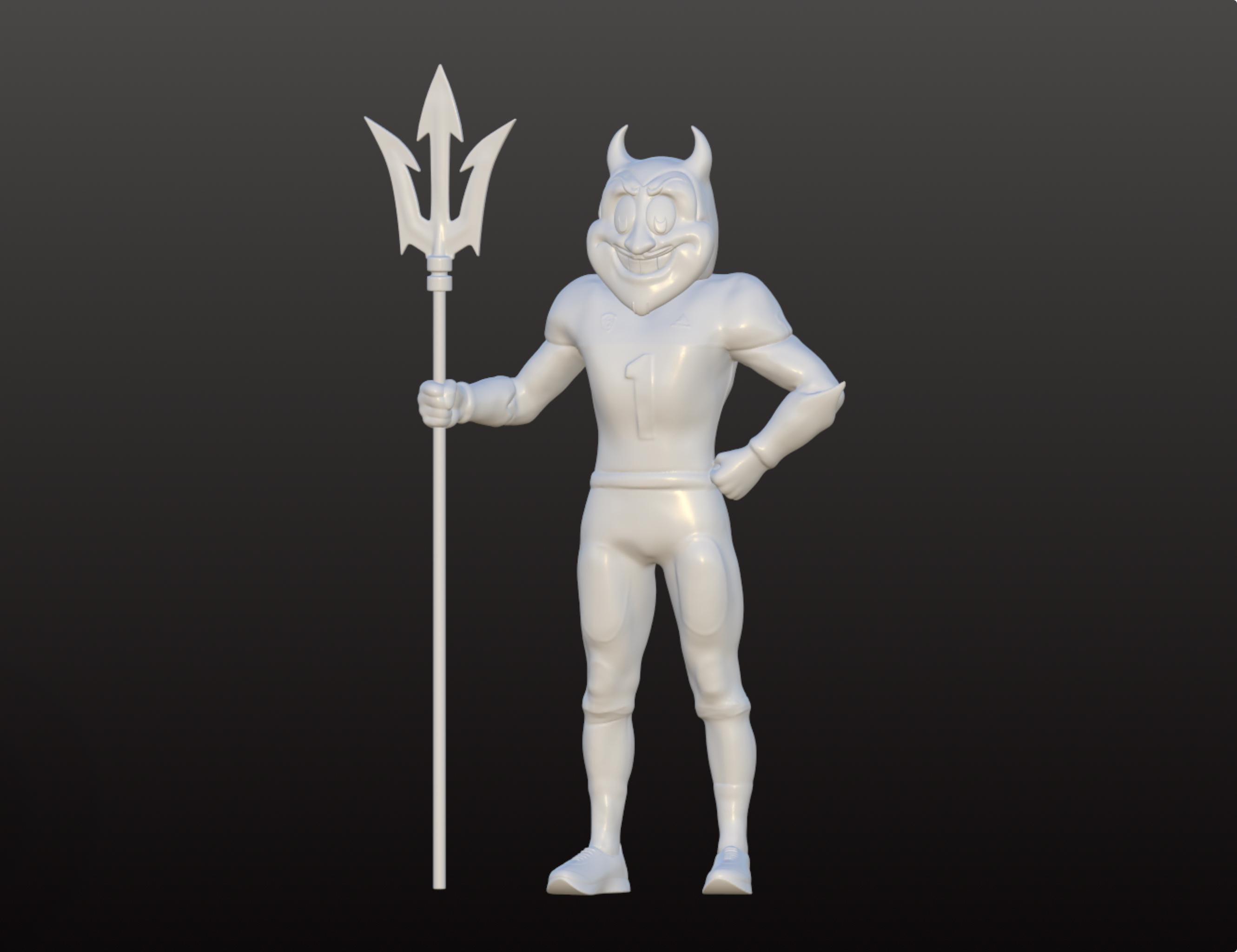 ASU Sparky Statue (3D Print File) - Etsy