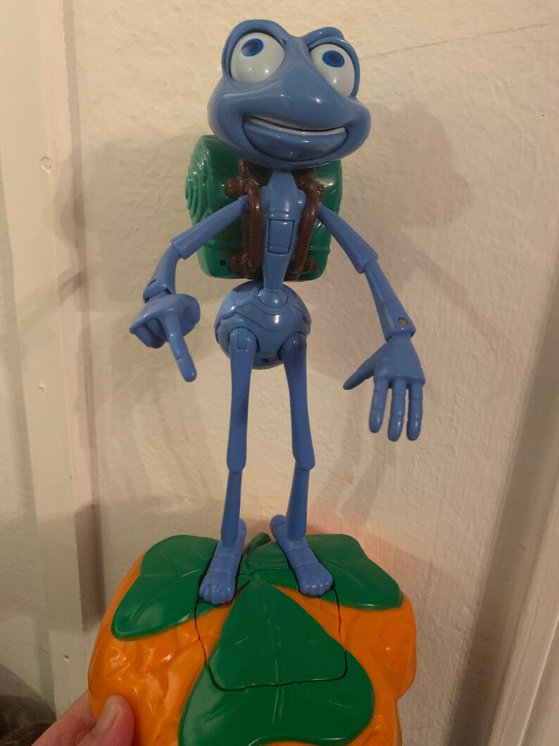 RARE 12 Disney Pixar A Bug's Life Electronic Talking Flik Room Guard ...