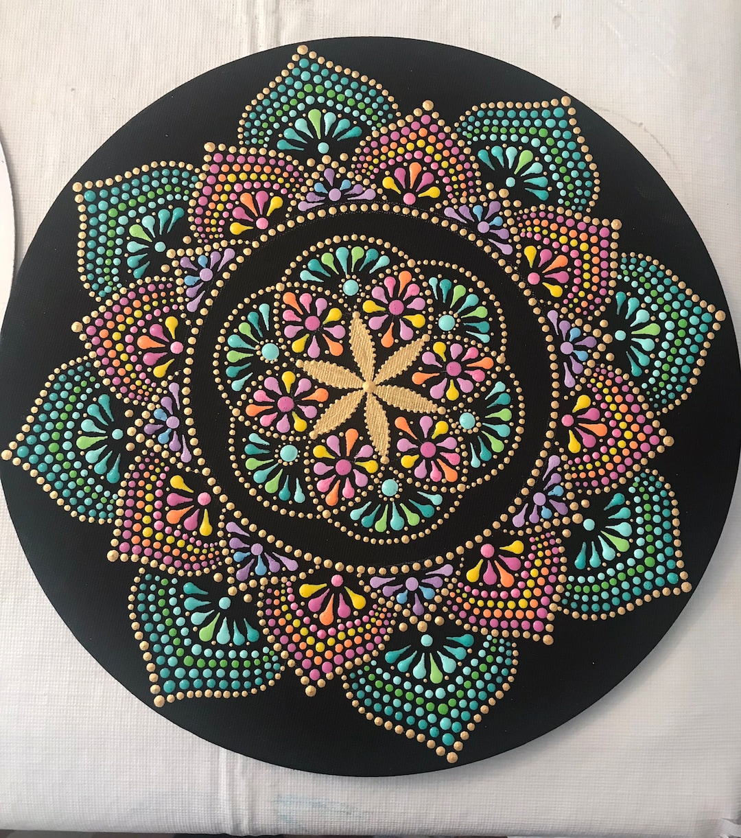 Dot Art Mandala - Etsy