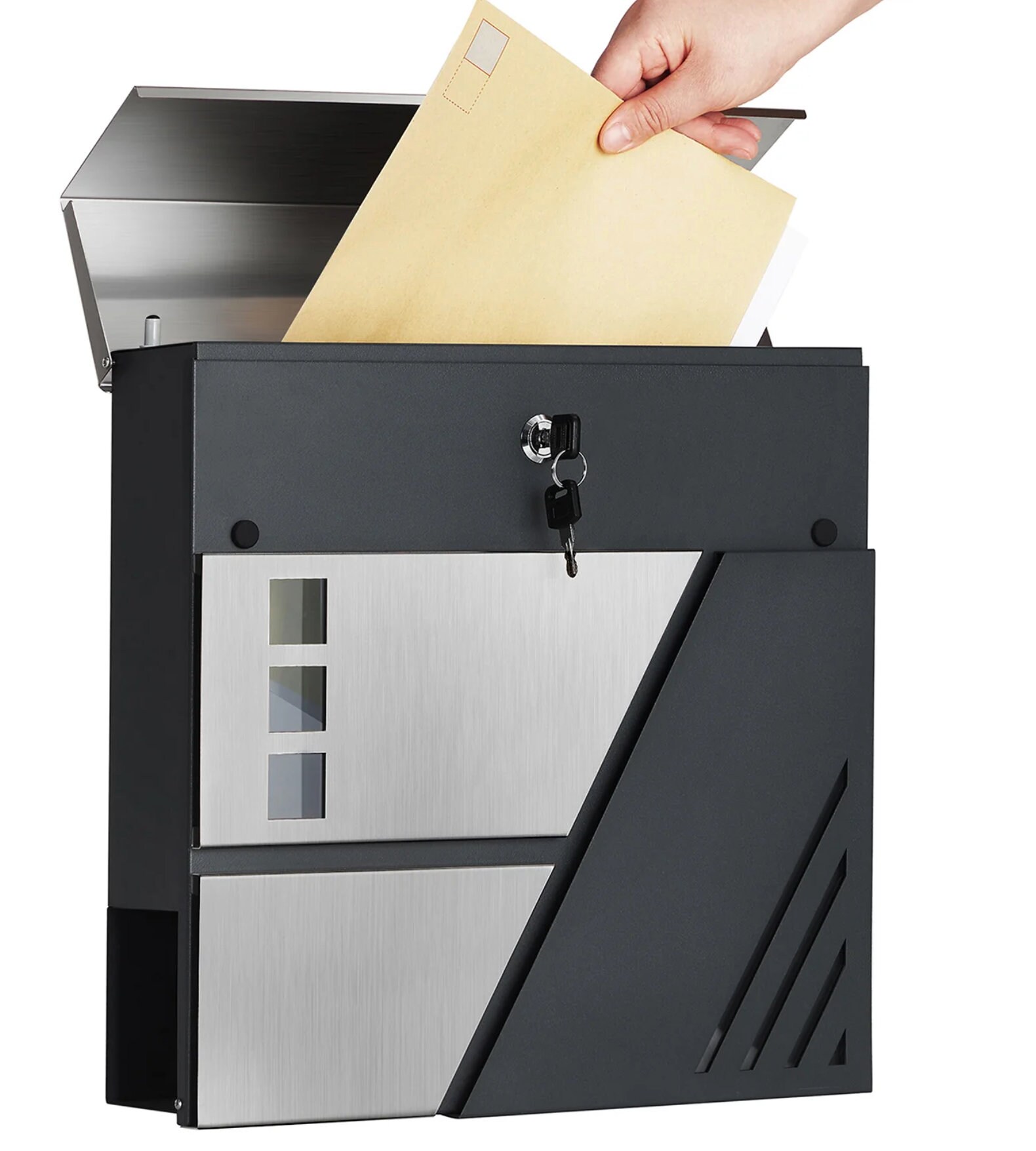 Contemporary Postbox Personalised Post Box Lockable Post - Etsy UK