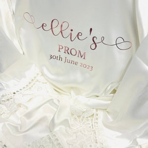 Personalised Prom Gift Set, Rose Gold Bridesmaid Gift, Gift Bag Hanger ...