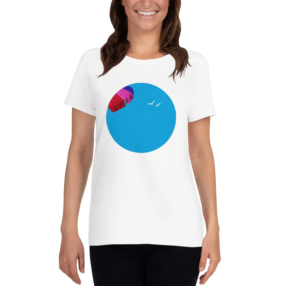 Damen Kurzarm T-Shirt, T-Shirt, Strand T-Shirt, Reise T-Shirt, Urlaub ...