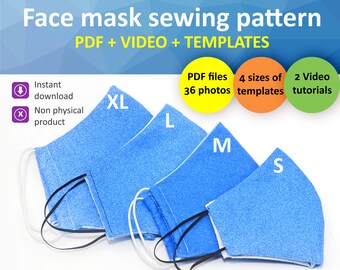 Facemask pattern | Etsy
