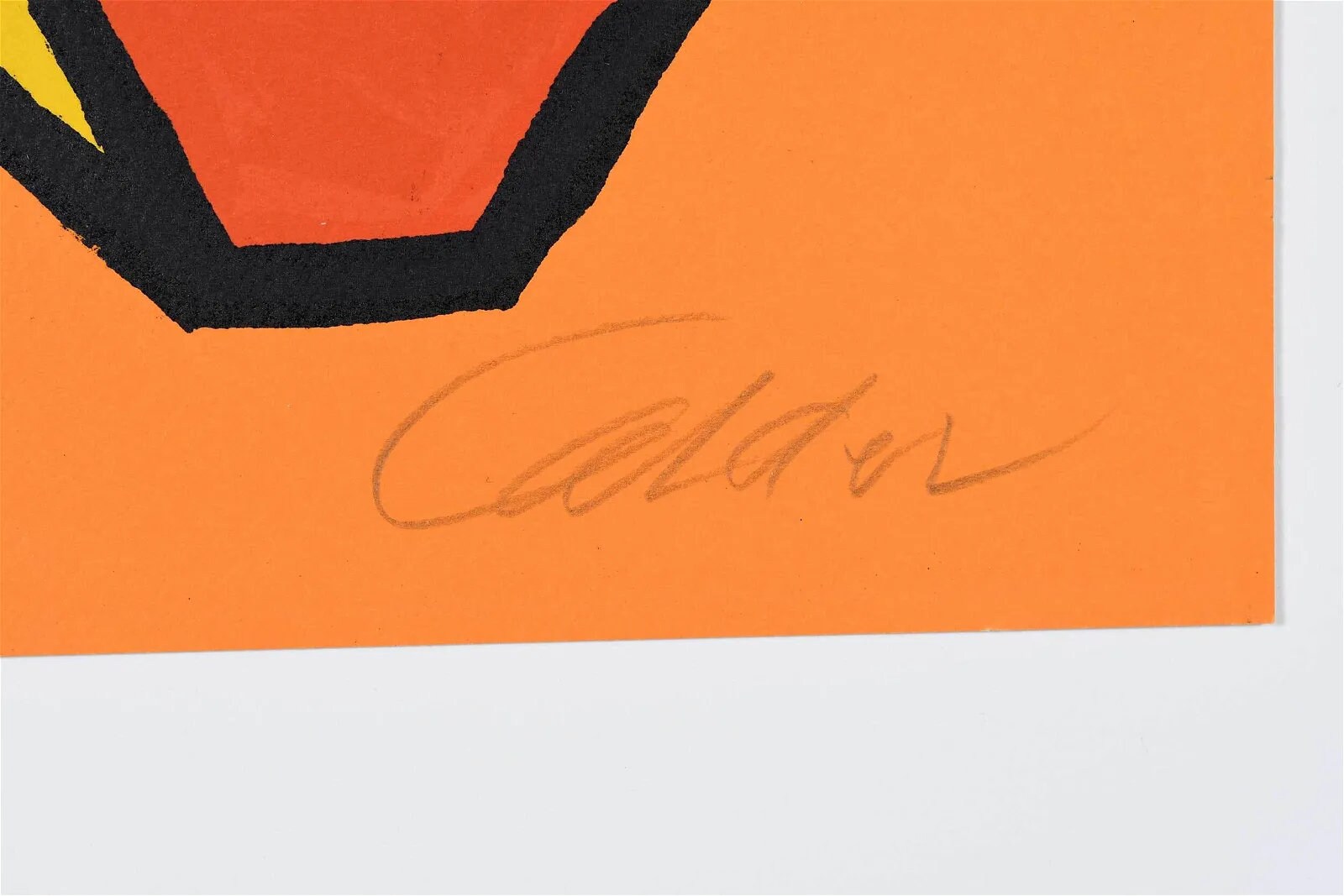 Important Rare Original SIGNED ARTIST PROOF Alexander Calder Colored ...