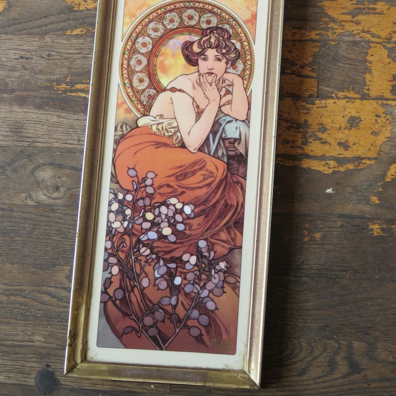 Alphonse Mucha Plaque - Etsy