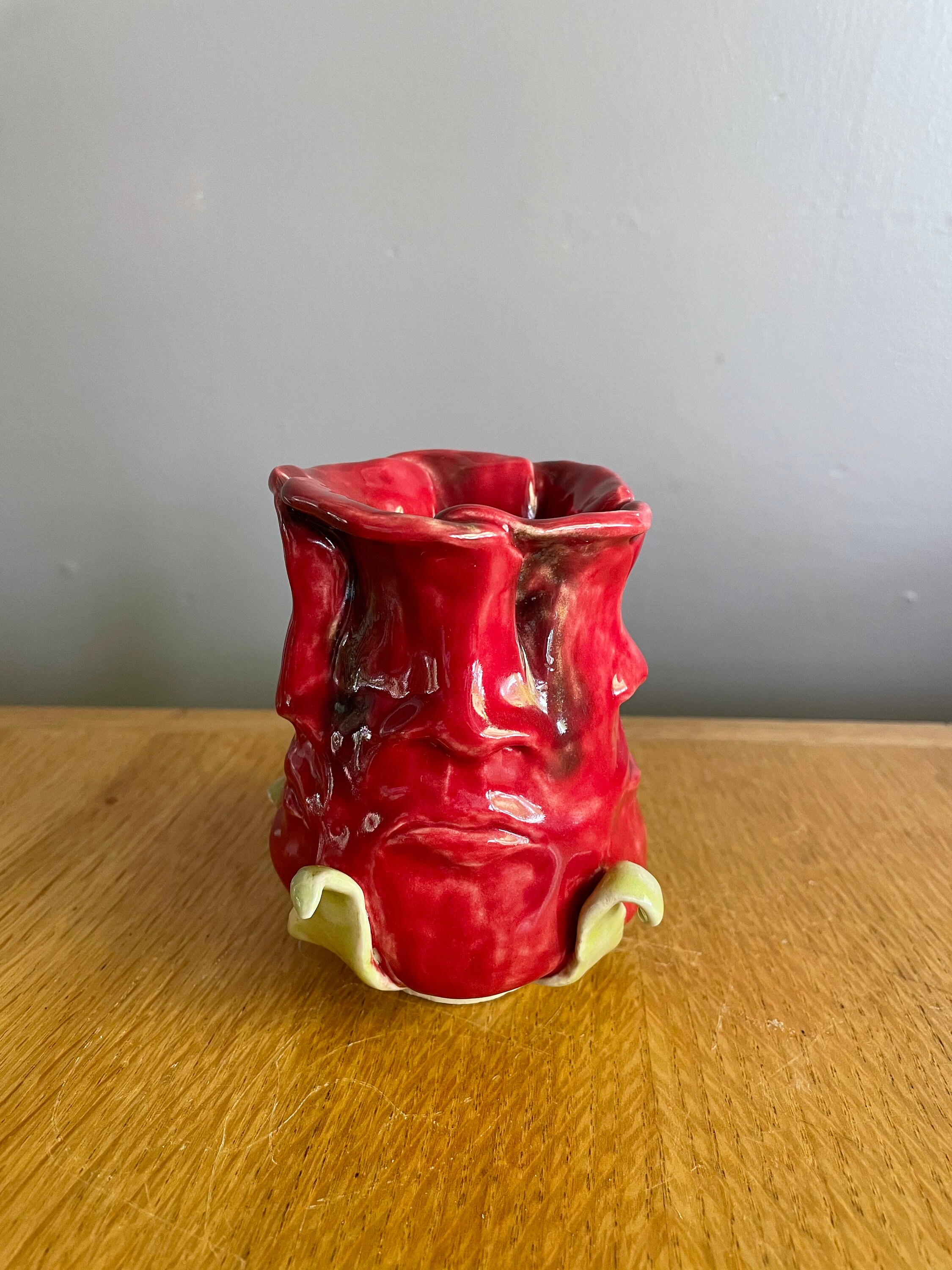 Mini 5-faced Vase (red Rose) - Etsy