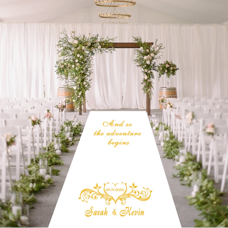 Fabric Aisle Runner - Etsy