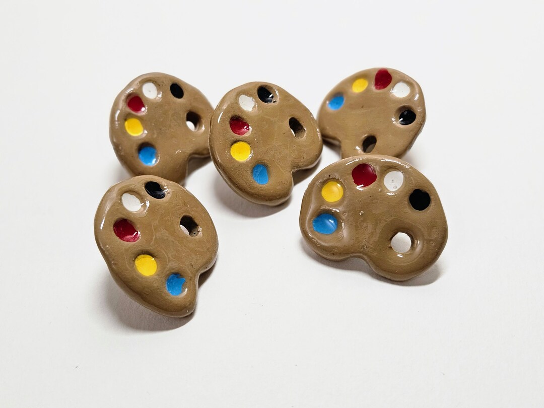 Handmade Paint Palette Pin - Etsy
