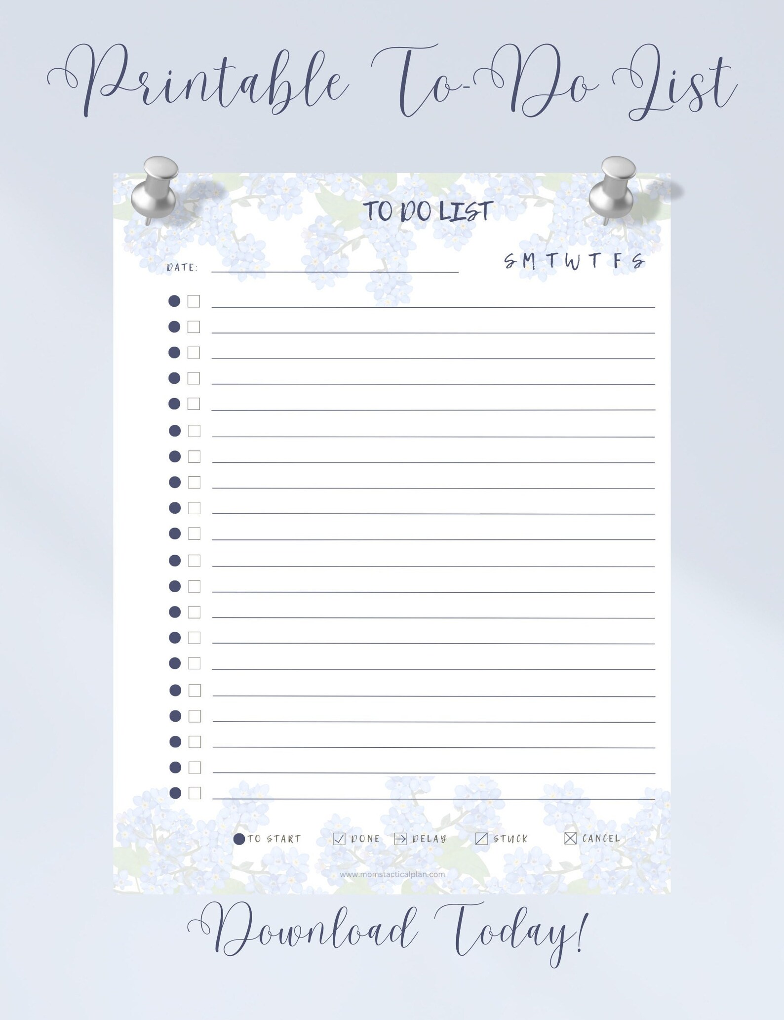 To Do List, to Do List Printable, to Do List Download, Simple to Do ...