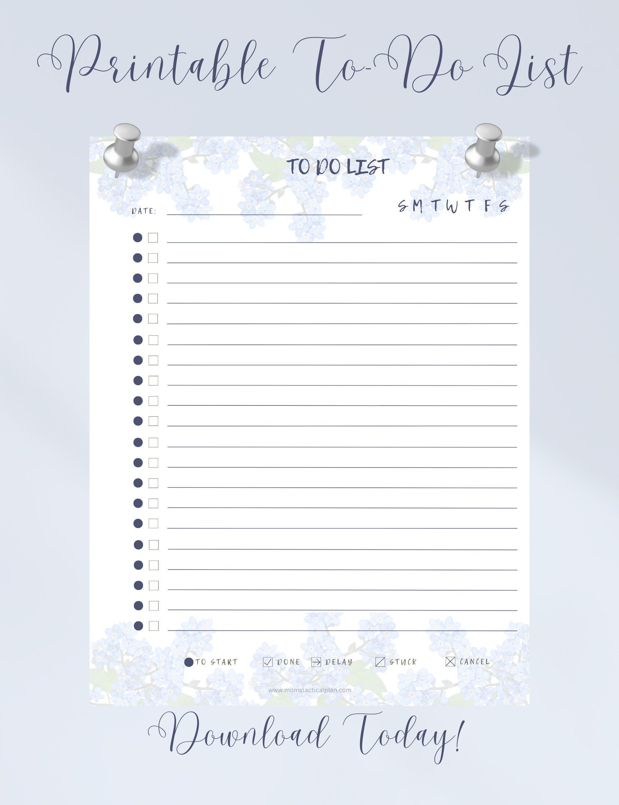 To Do List, to Do List Printable, to Do List Download, Simple to Do ...