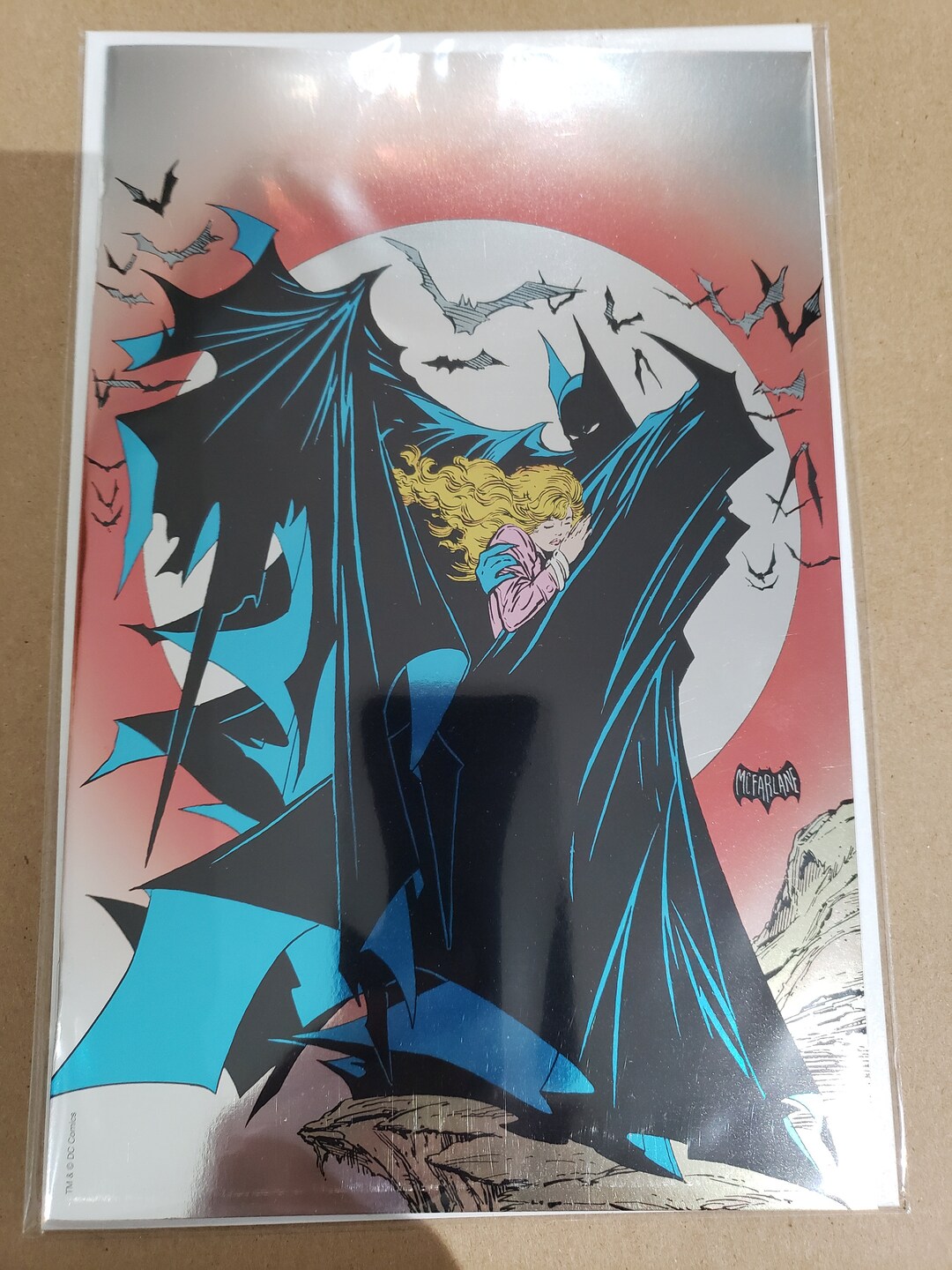 Batman 423 Foil Cover Todd Mcfarlane Spawn NM Fan Expo - Etsy