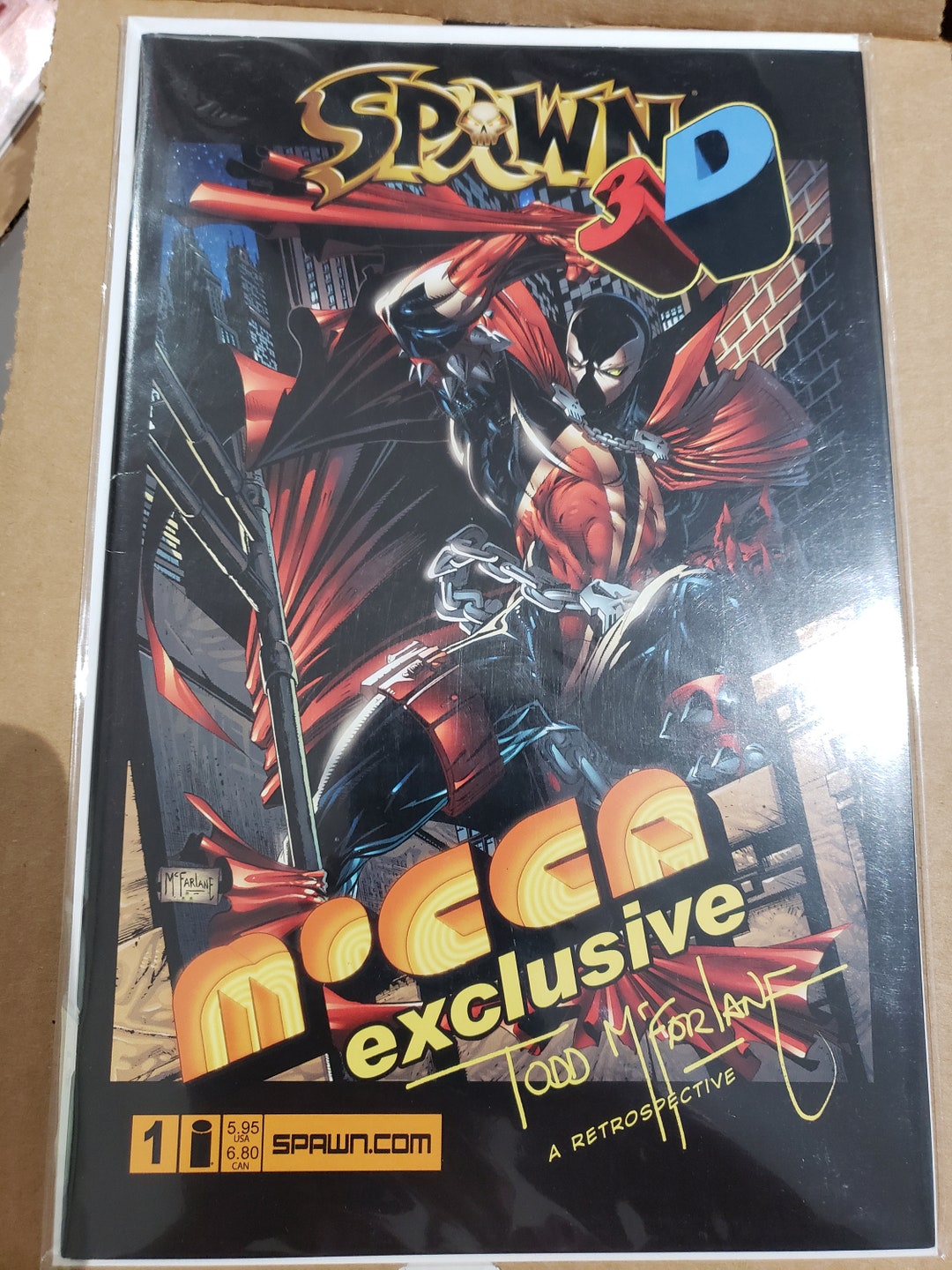 Spawn 3D Mocca Exclusive Variant Comic Mcfarlane - Etsy