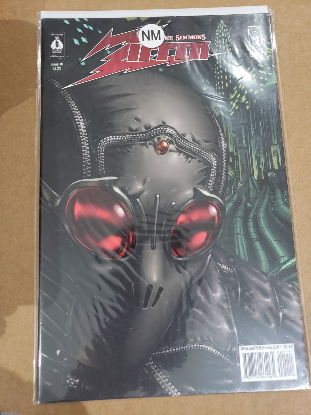 GENE SIMMONS Zipper 1 Set of Two IDW Kiss Both Nm - Etsy