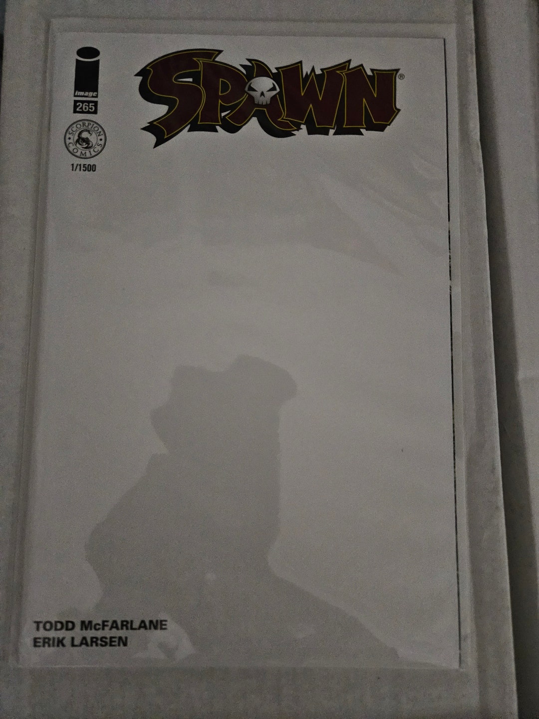Spawn #265 Blank Sketch Cover Variant Scorpion Comics Todd Mcfarlane Erik Larsen - Etsy