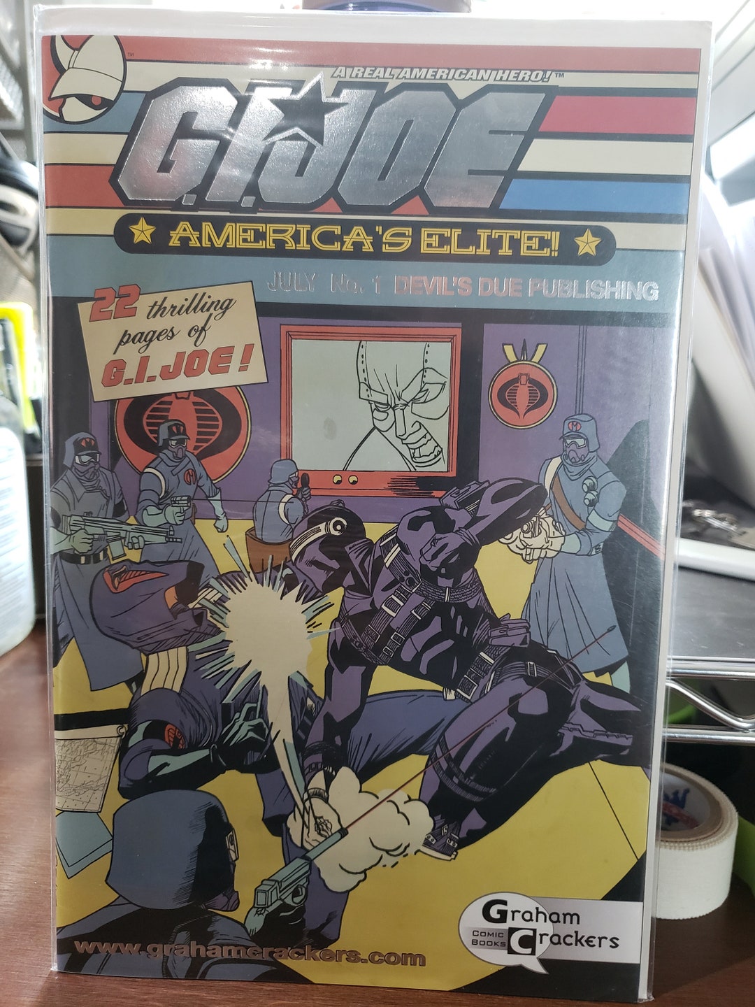 GI Joe America's Elite 1 Silver Foil Variant NM Graham Crackers Variant ...
