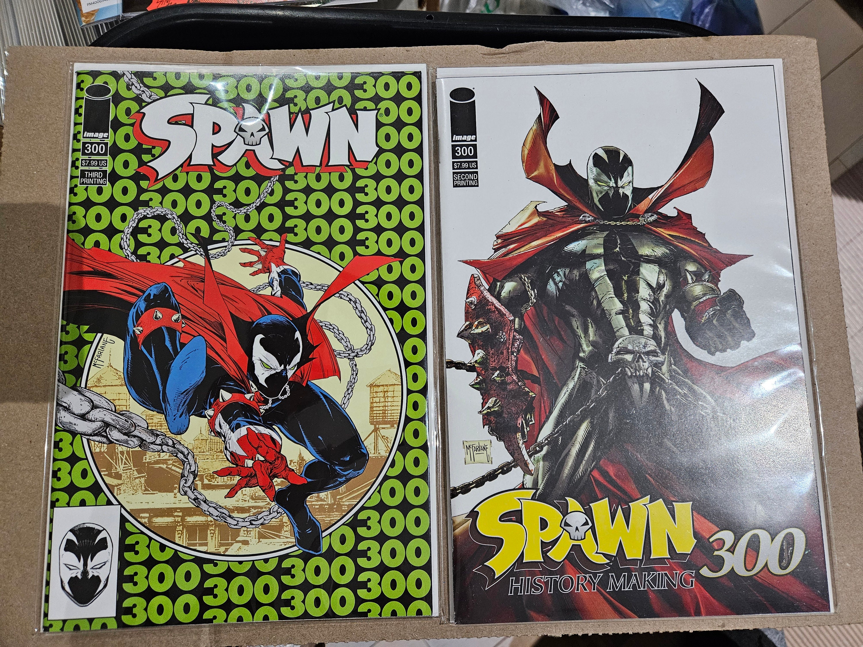 Spawn 300 Mcfarlane Homage Third Second Print Variants NM - Etsy